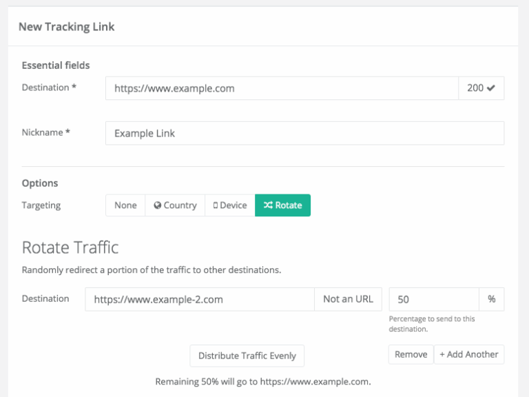 Link Tracking Software & Link Rotator - Legacy of Success